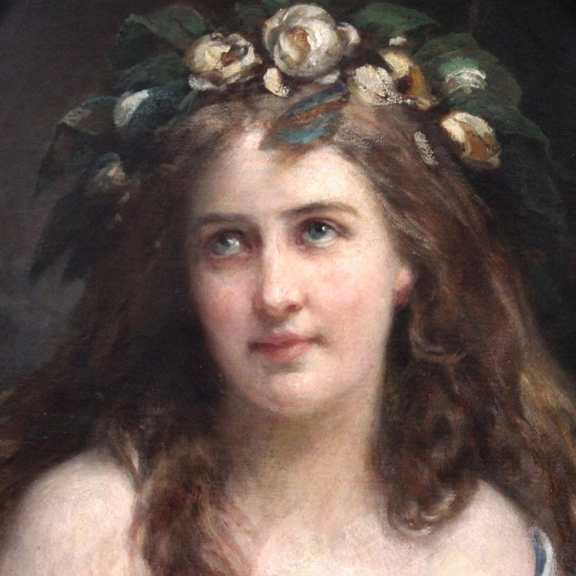 Oil on canvas portrait lady German school 19th - Monarts Gallery ...